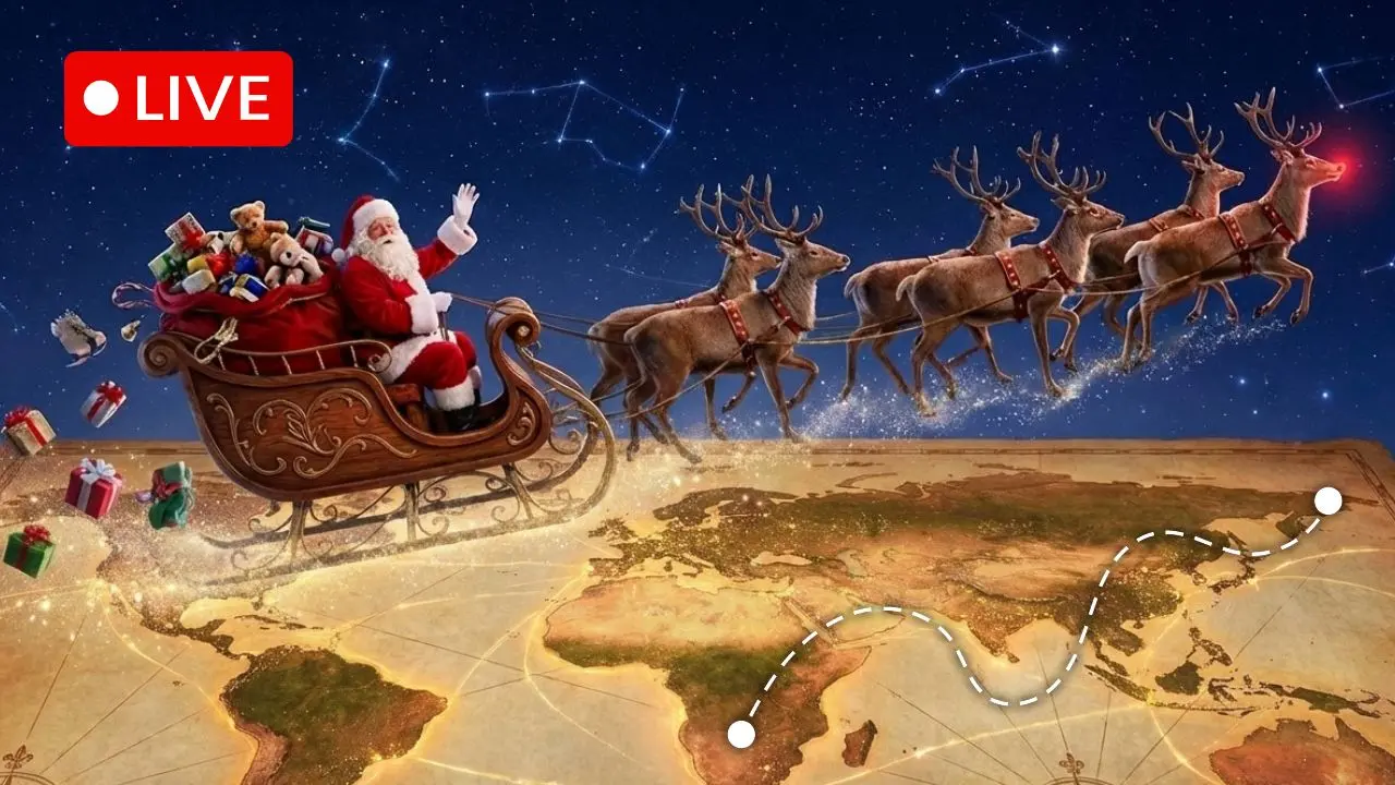 Santa Claus 2025: Sigue en Vivo su Ruta y Horario de Llegada a México
