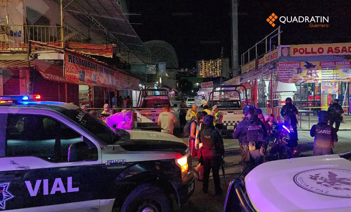 Asesinan a dos hombres en el mercado La Dalia de Acapulco