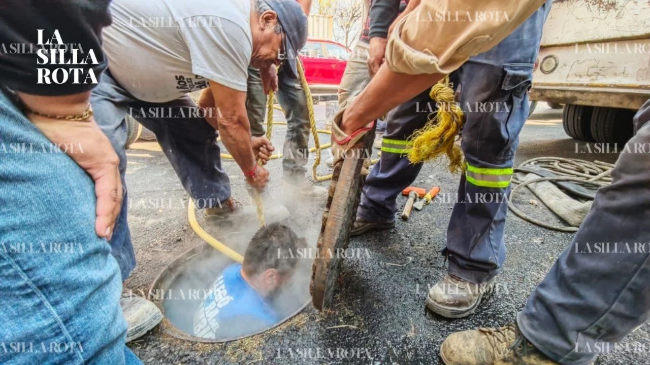 Inundaciones de aguas negras afectan la UH Fovissste Central Pantitlán