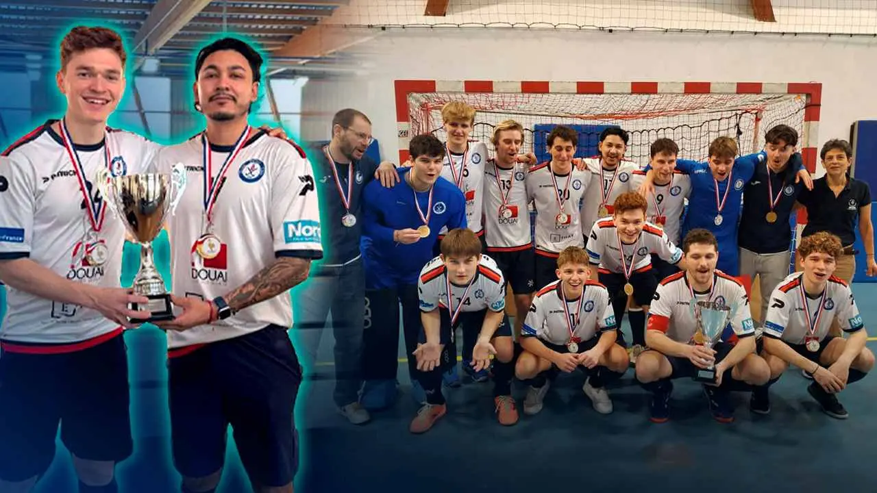 Jorge Gómez y Daniel Castillo, campeones de hockey en Francia